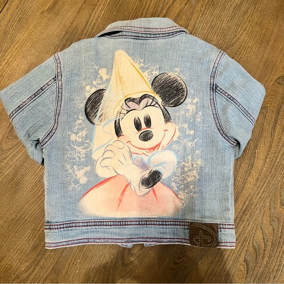 Disney | Jackets & Coats | Minnie Mouse Denim Jacket 56 | Poshmark